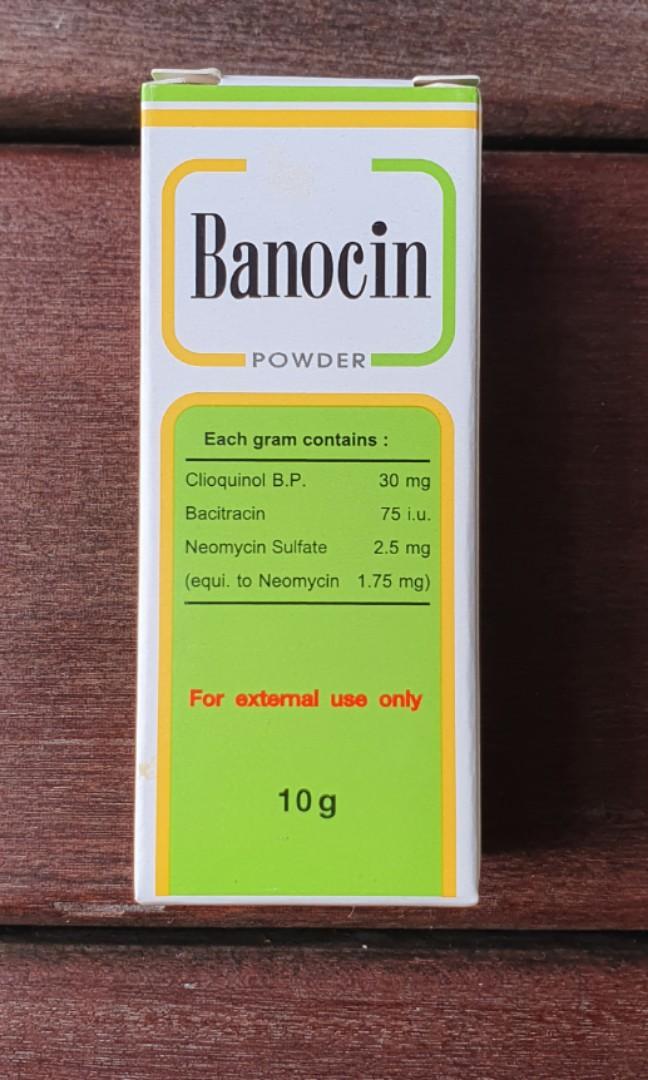 Banocin Antiseptic Powder 10g, Health & Nutrition, Medical Supplies ...
