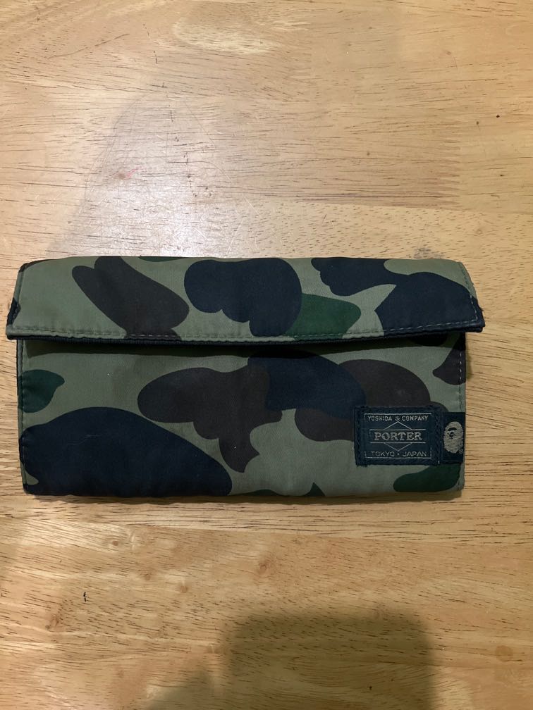 Bape x porter wallet, Men's Fashion, Watches & Accessories, Wallets ...