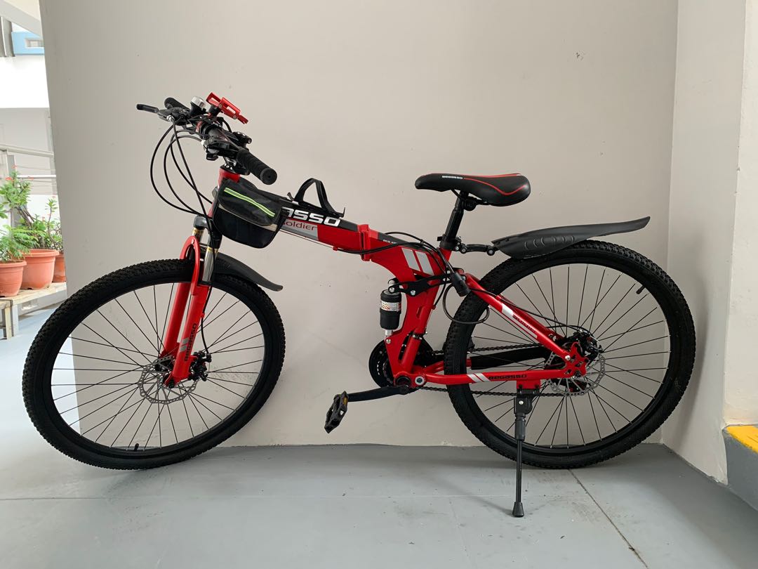 Begasso 24 speed foldable mountain bike, Sports Equipment, Bicycles ...