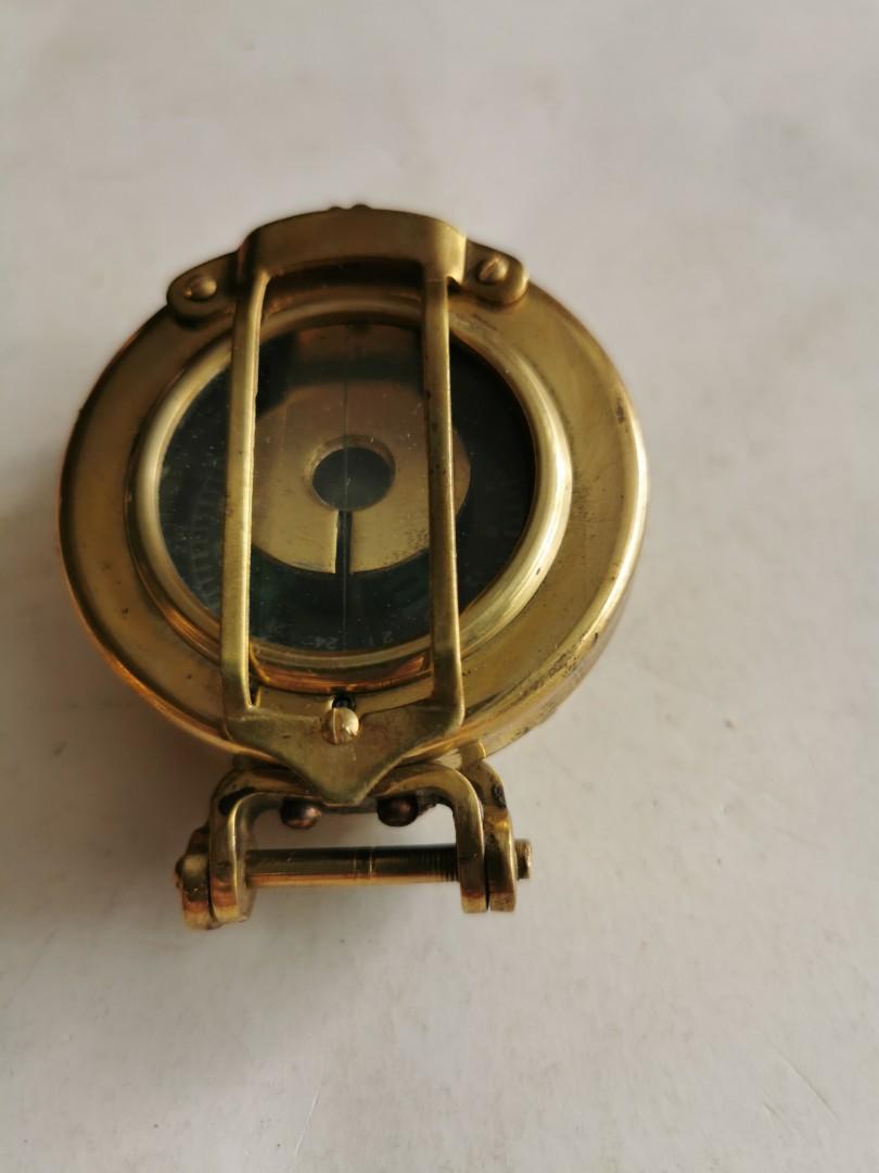 Brass metal compass Ross London working, Hobbies & Toys, Memorabilia ...
