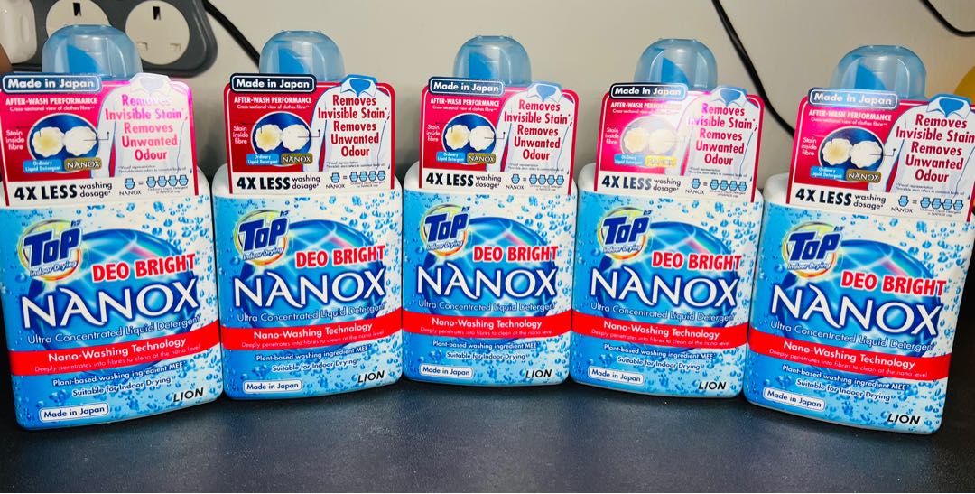 Bundle of 5 bottle Top Nanox Ultra Concentrated Liquid Detergent Deo ...