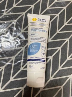 Cancer Council Matte Sunscreen SPF 50+, Beauty & Personal Care, Face ...