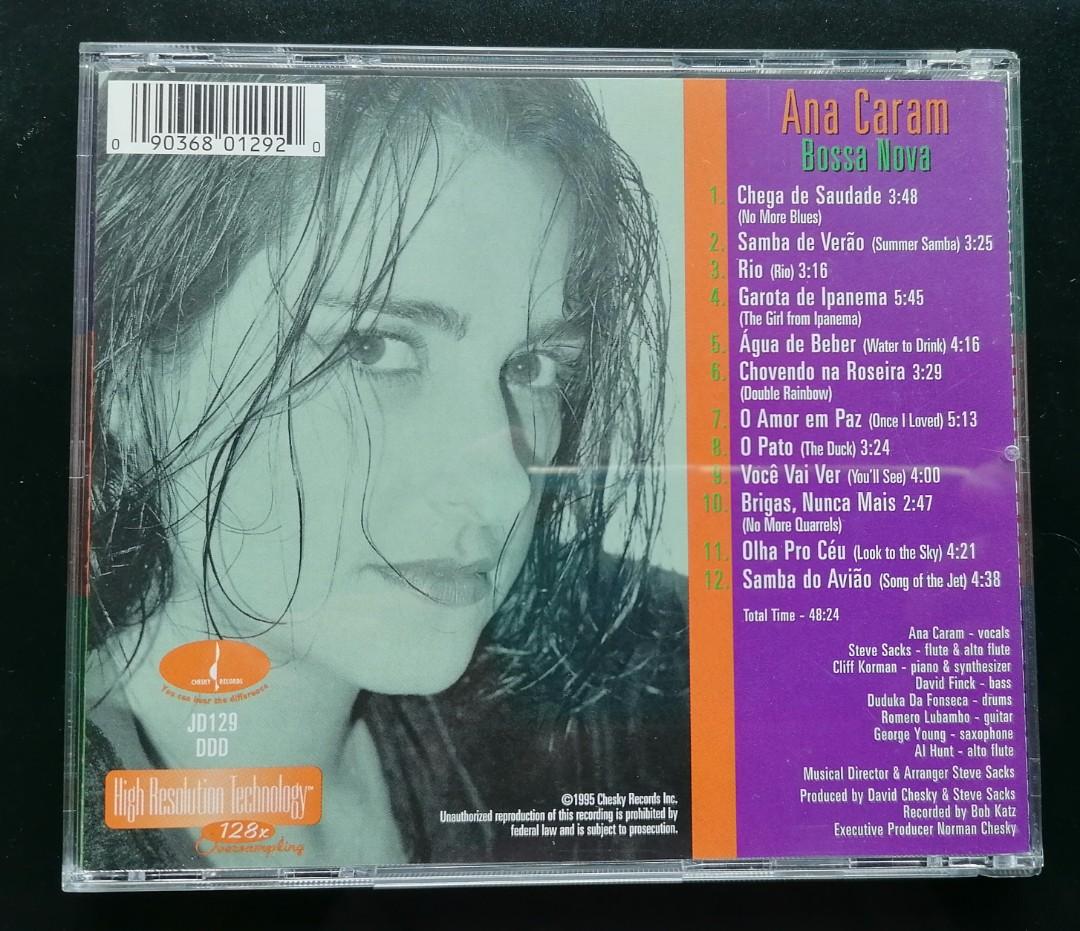 Ana Caram Bossa Nova - CD Chesky Records, 興趣及遊戲, 音樂、樂器 & 配件, 音樂與媒體 - CD ...