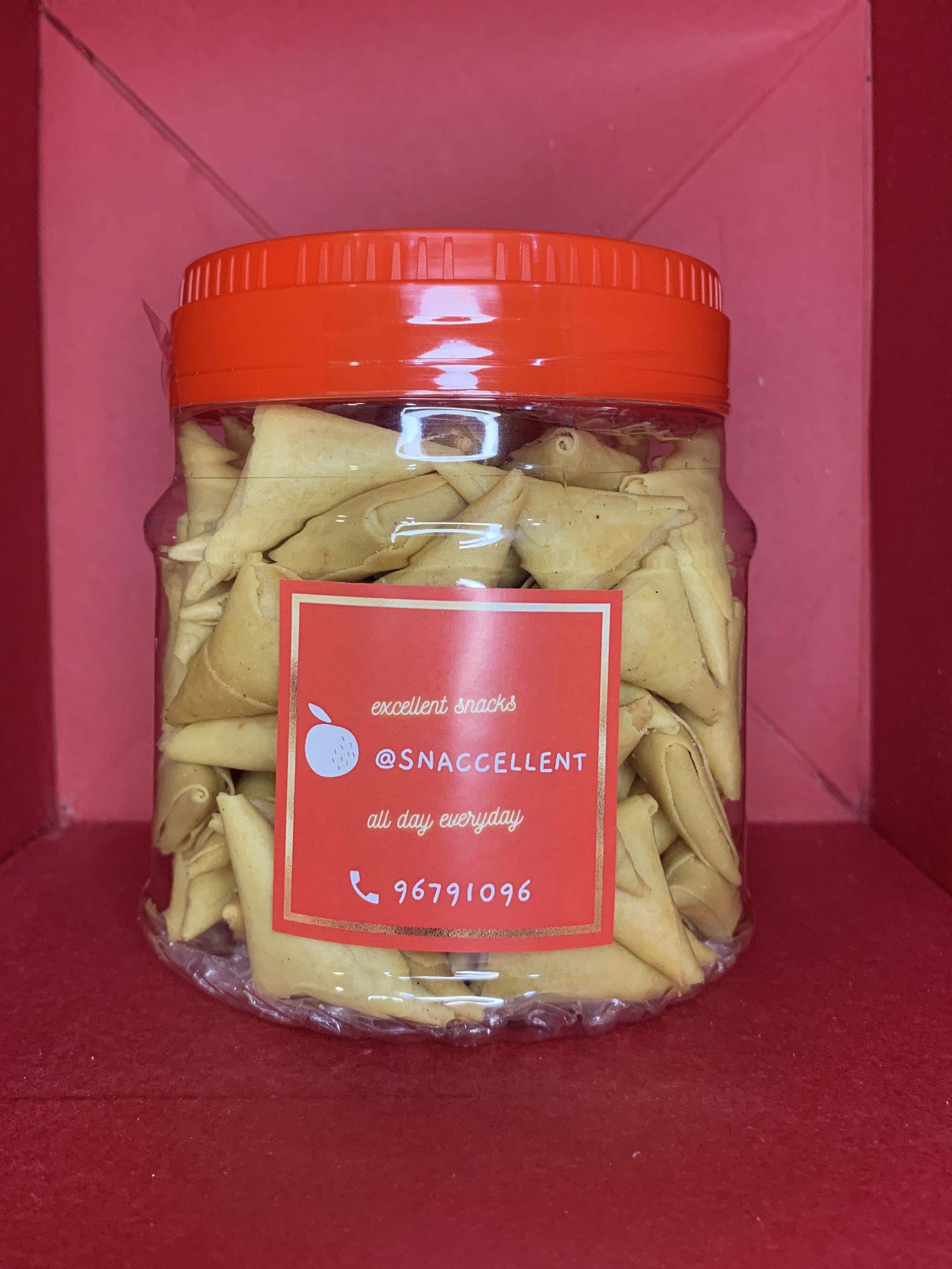 CNY Cookies: Chicken Floss Samosa, Food & Drinks, Packaged & Instant ...