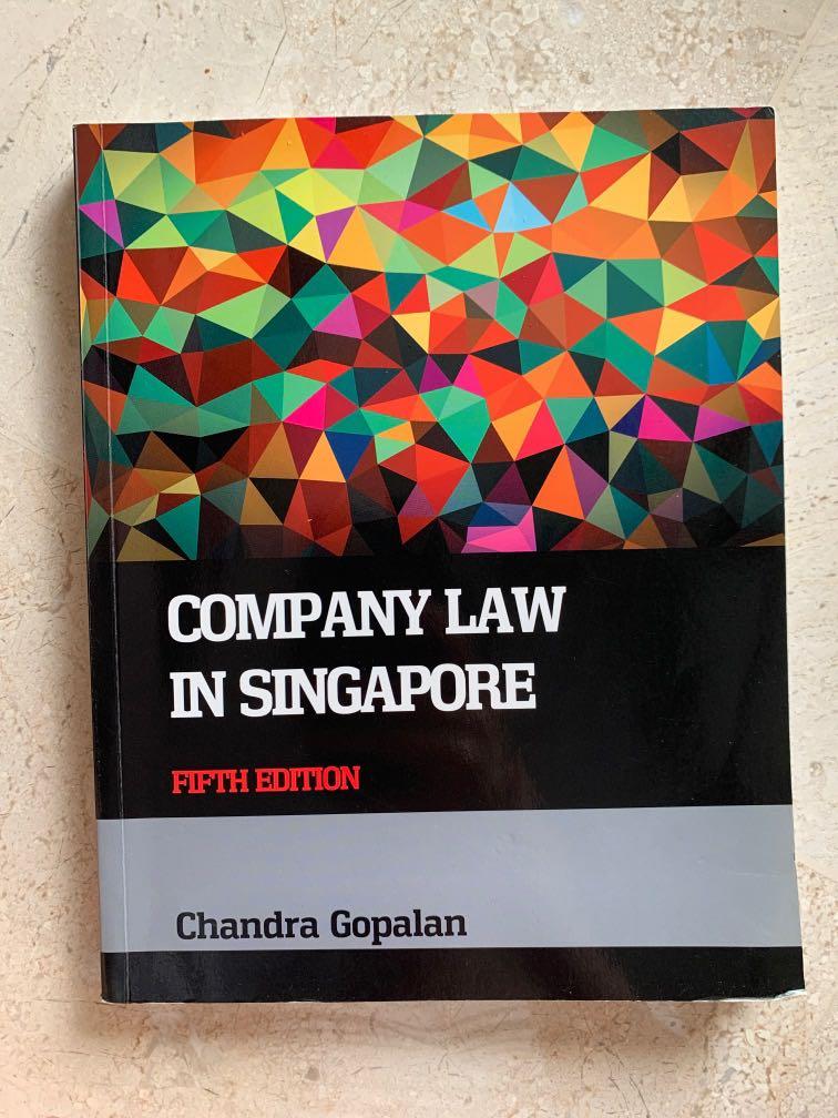 Company Law in Singapore 5th Edition Chandra Gopalan, Hobbies & Toys ...