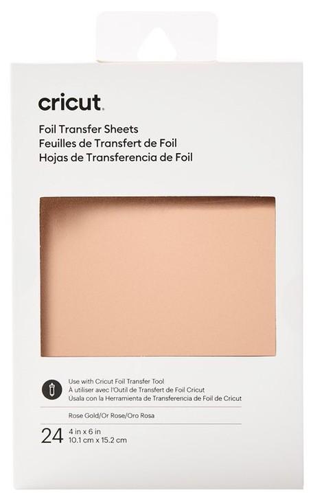 Cricut Rose Gold foil transfer sheets, Hobbies & Toys, Stationery ...