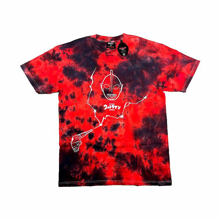 DBTK X Ultraman Black/Red Tie Dye T-shirt #Local Originals Branded ...