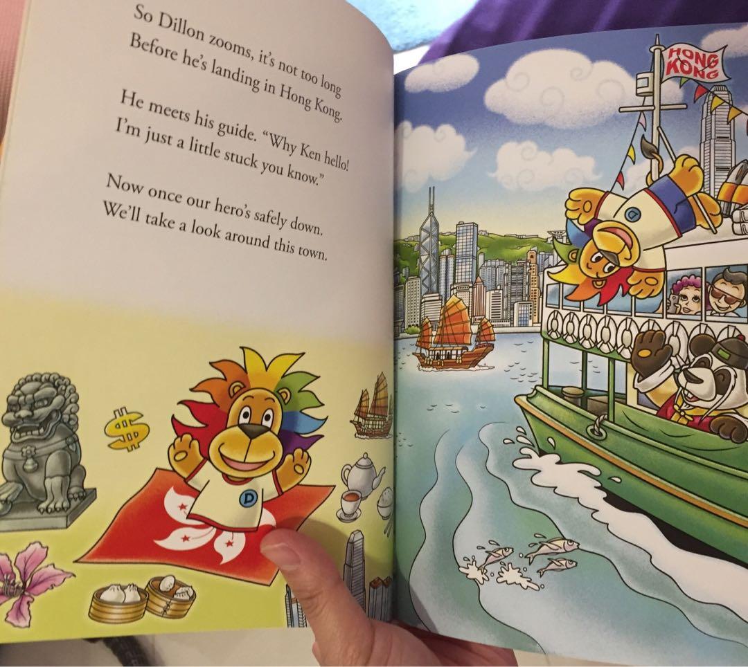 英文故事書Dillon zooms to Hong Kong, 興趣及遊戲, 書本 & 文具, 小說 & 故事書 - Carousell