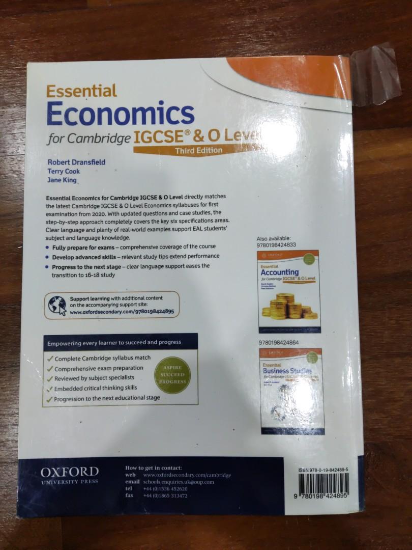 Essential Economics for Cambridge IGCSE (R) & O Level, Hobbies & Toys ... Essential Economics for Cambridge IGCSE (R) & O Level, Hobbies & Toys ...