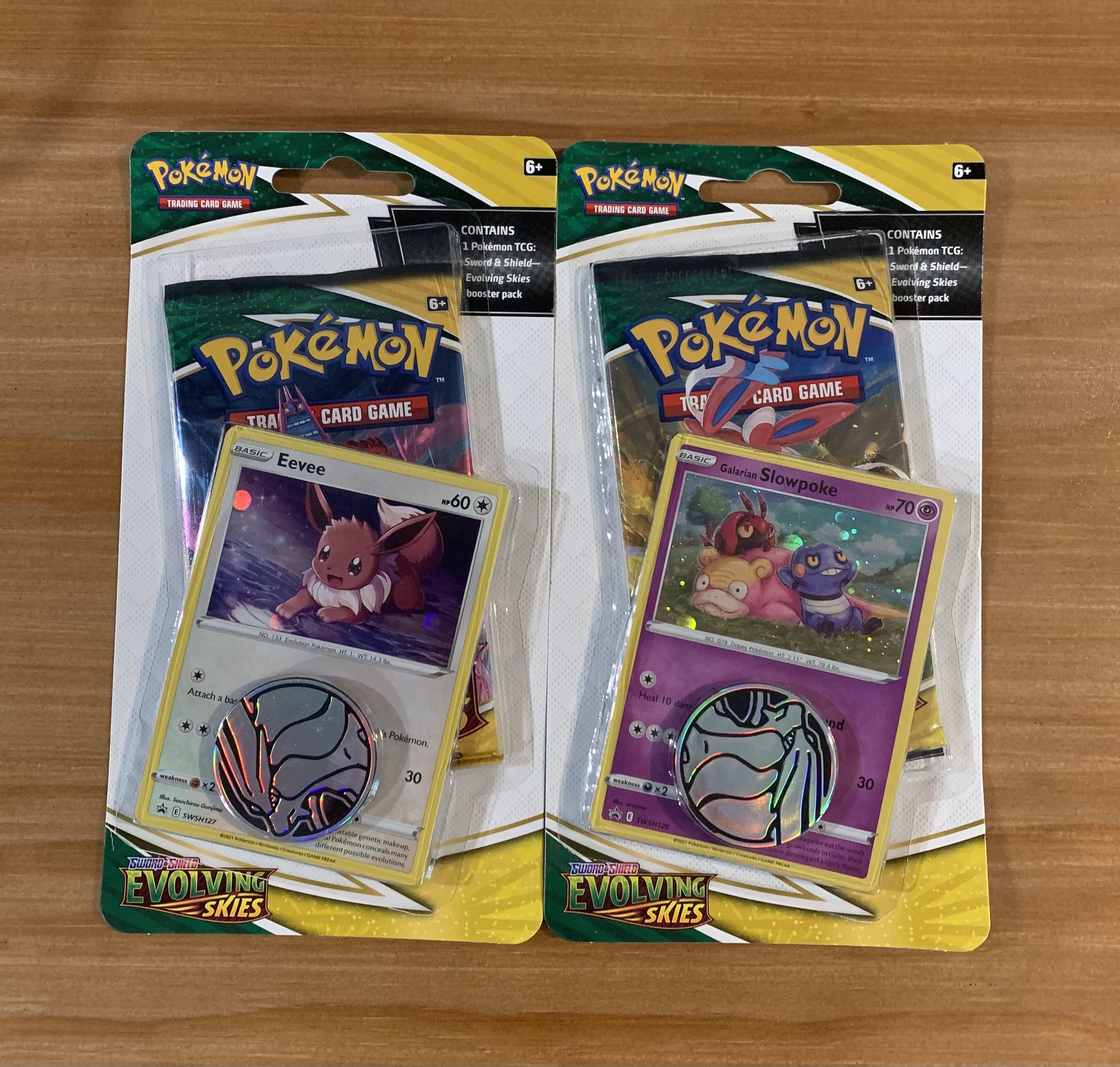 (Last pc) Evolving Skies SS7 Checklane Blister Pack (Eevee & Slowpoke ...