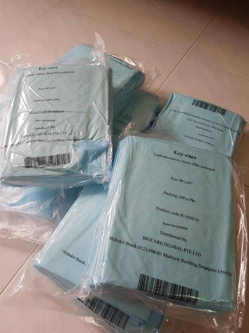 Ezy-Care Incontince Underpad, Health & Nutrition, Assistive ...