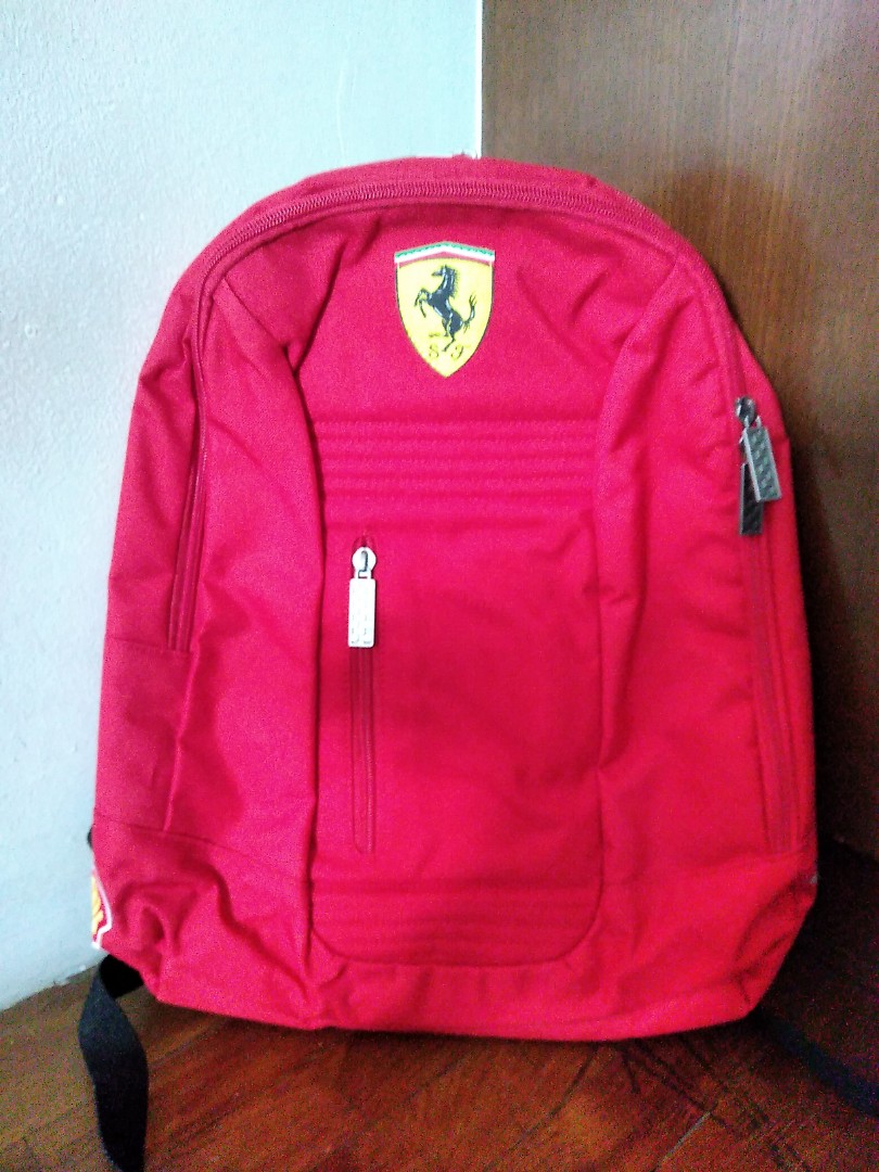 Ferrari backpack, Men's Fashion, Bags, Backpacks on Carousell