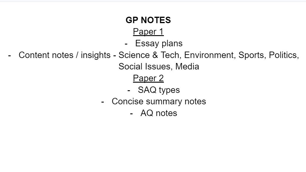 GP Notes (Paper 1 & 2), Hobbies & Toys, Books & Magazines, Assessment ...