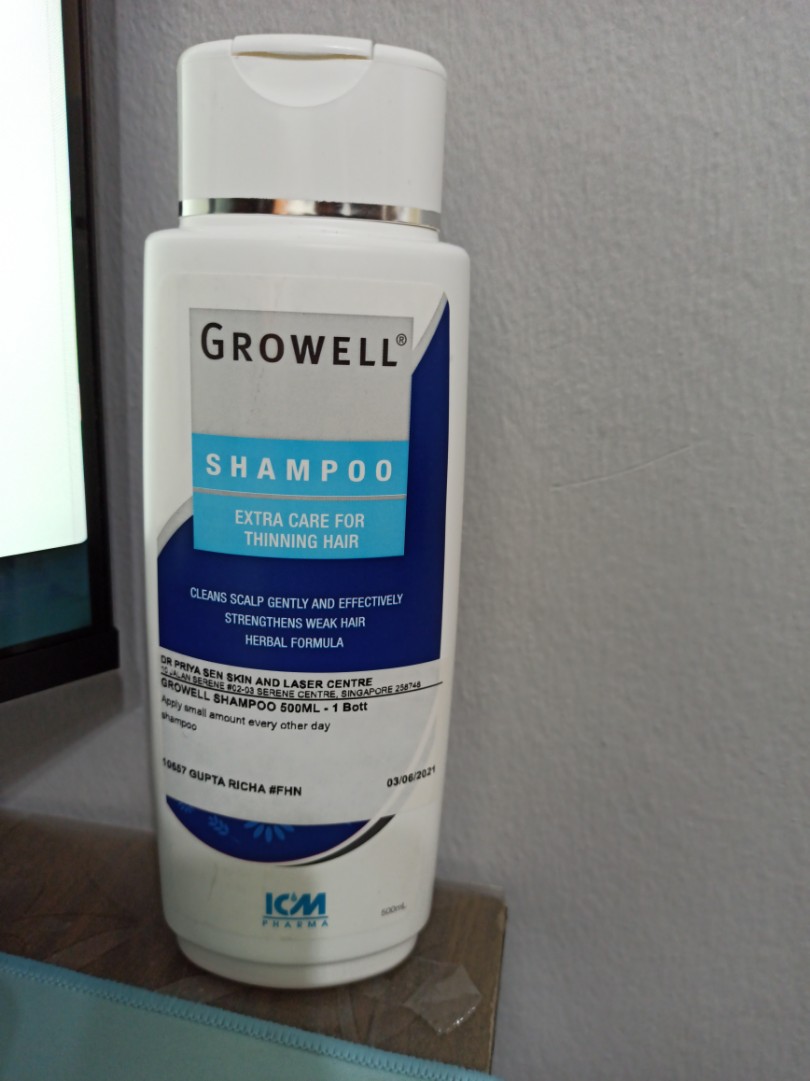Growell Shampoo 500ml, Beauty & Personal Care, Hair on Carousell