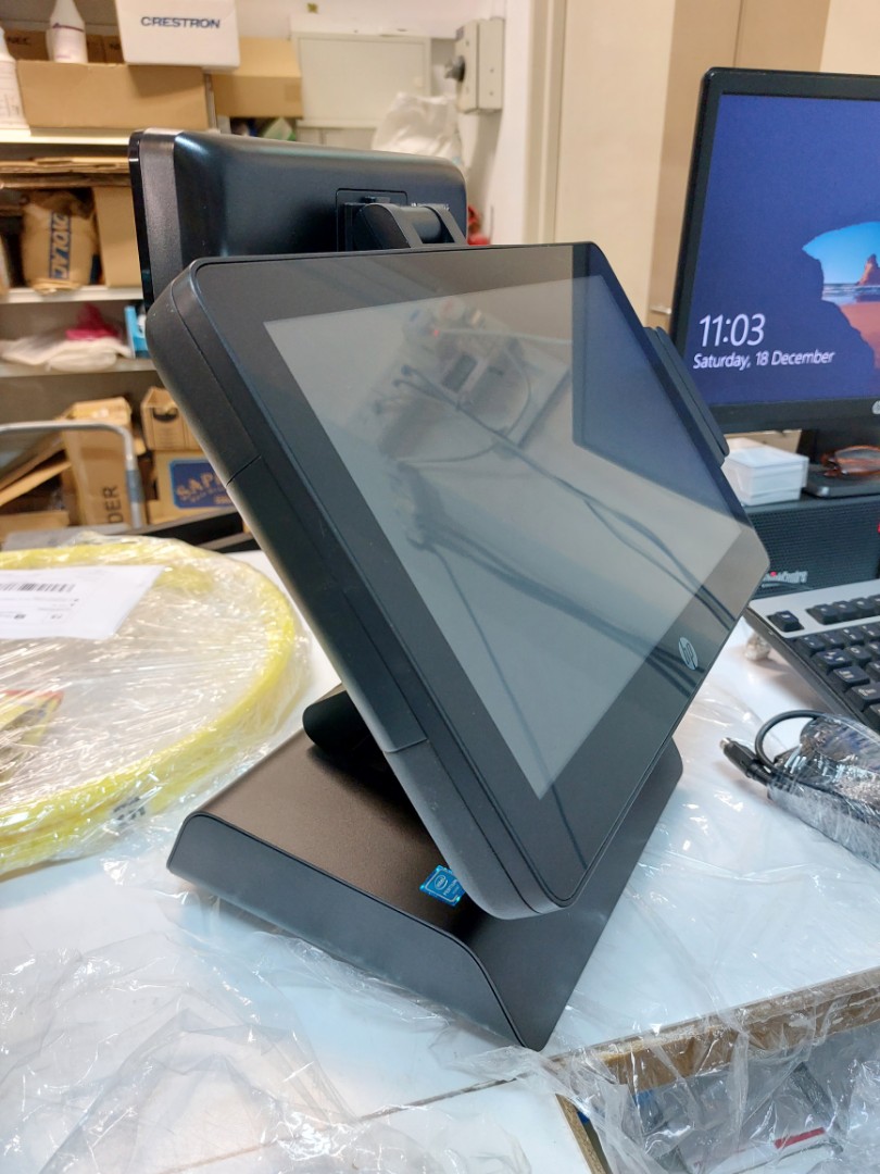 HP RP2 Retail System POS model 2030 with stand OS Win 10 Pro with ...