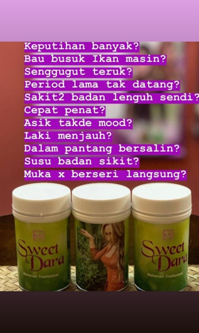 Jamu Sweet Dara, Health & Nutrition, Health Supplements, Vitamins ...