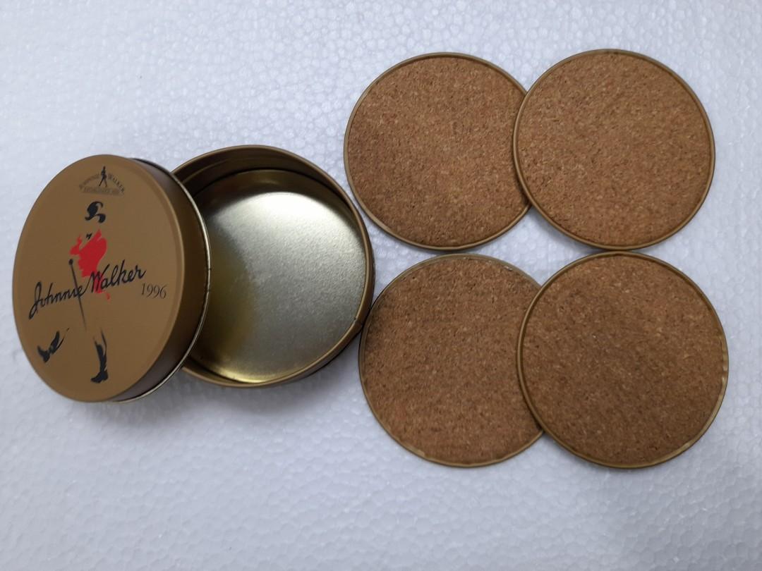 Johnnie Walker Metal Coster Set, Hobbies & Toys, Collectibles ...