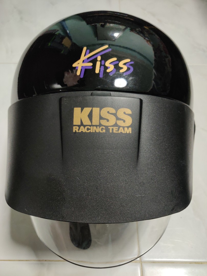 Kiss helmet, Motorcycles, Motorcycle Apparel on Carousell