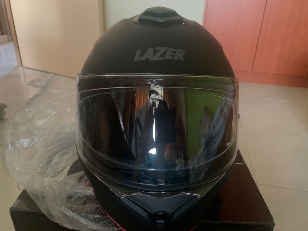 Lazer Mh6 Modular Helmet, Motorcycles, Motorcycle Accessories on Carousell