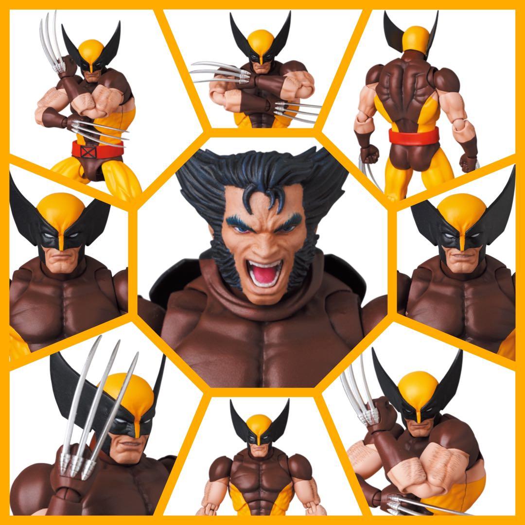 Mafex Wolverine Brown Comic Version No.138, Hobbies & Toys, Toys ...