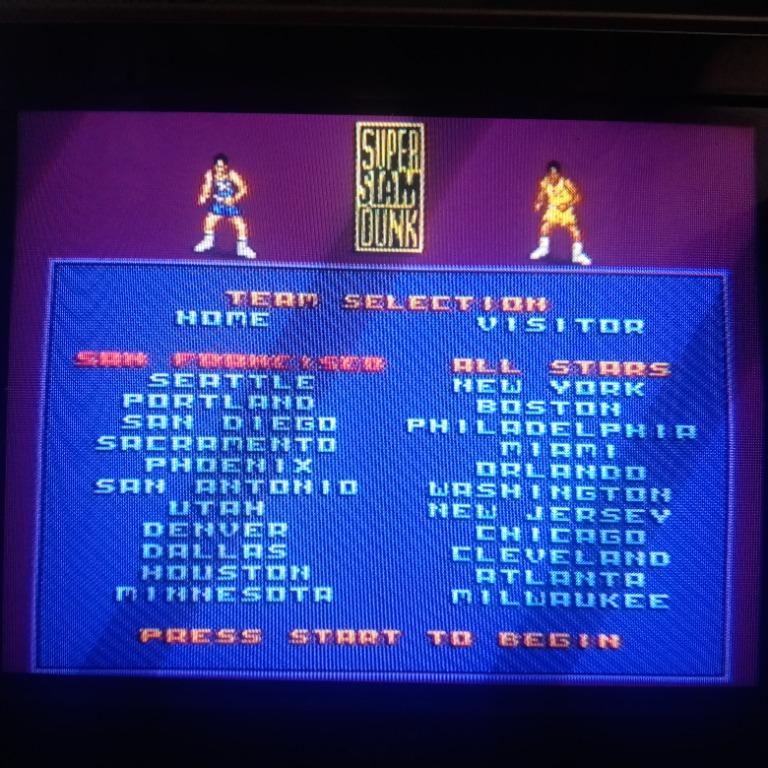 Magic Johnsons Super Slam Dunk Video Gaming Video Games Nintendo On