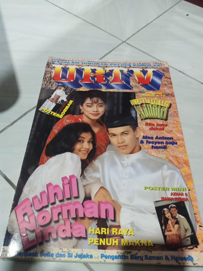majalah hiburan lama - urtv hari raya mac 1995 ruhil linda norman ...