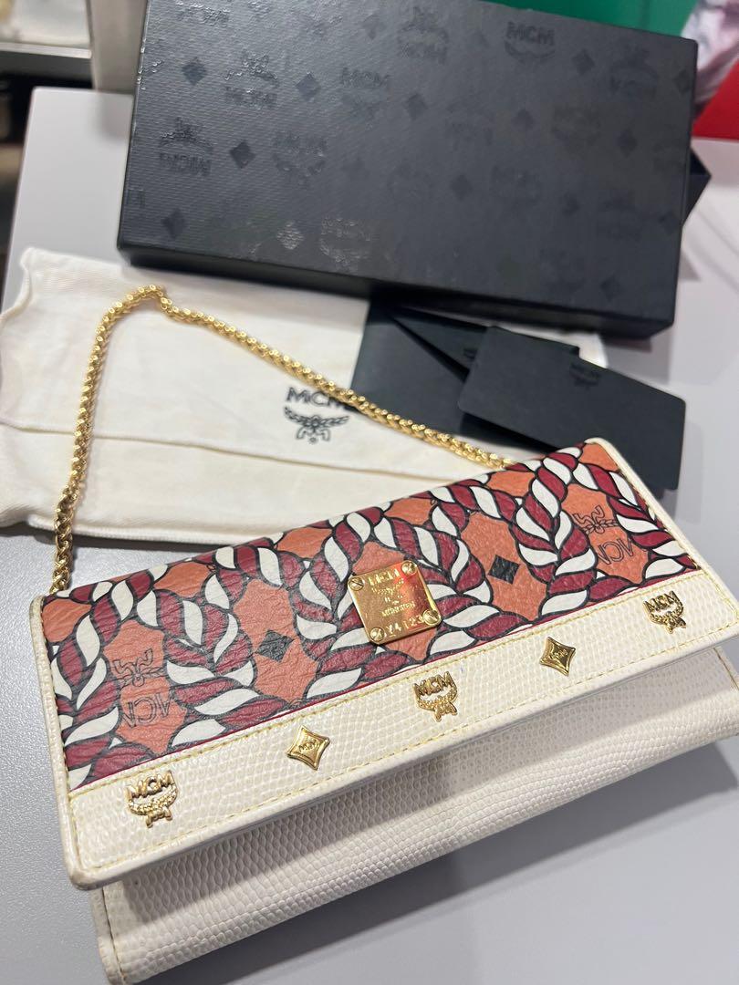 MCM wallet with chain limited edition, Women's Fashion, Bags & Wallets ...