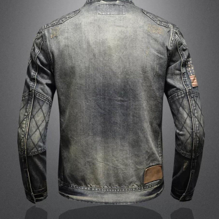 Men motorcycle jacket denim style, Motorcycles, Motorcycle Apparel on ...