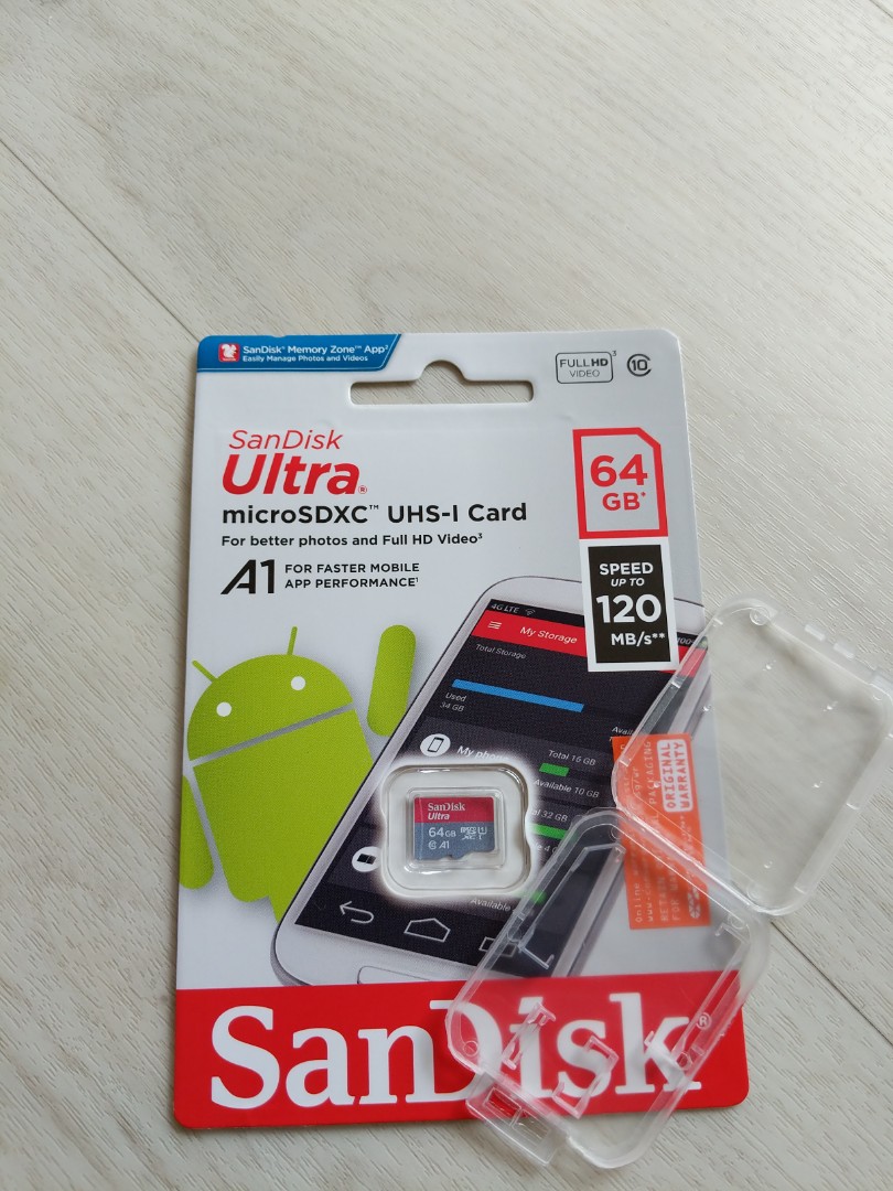 Microsd card 64GB, Computers & Tech, Parts & Accessories, Hard Disks ...
