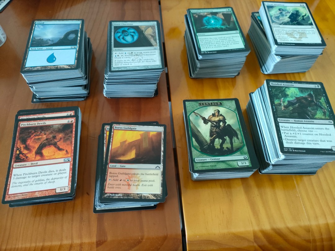 Mtg bulk 1000+ cards, Hobbies & Toys, Toys & Games on Carousell
