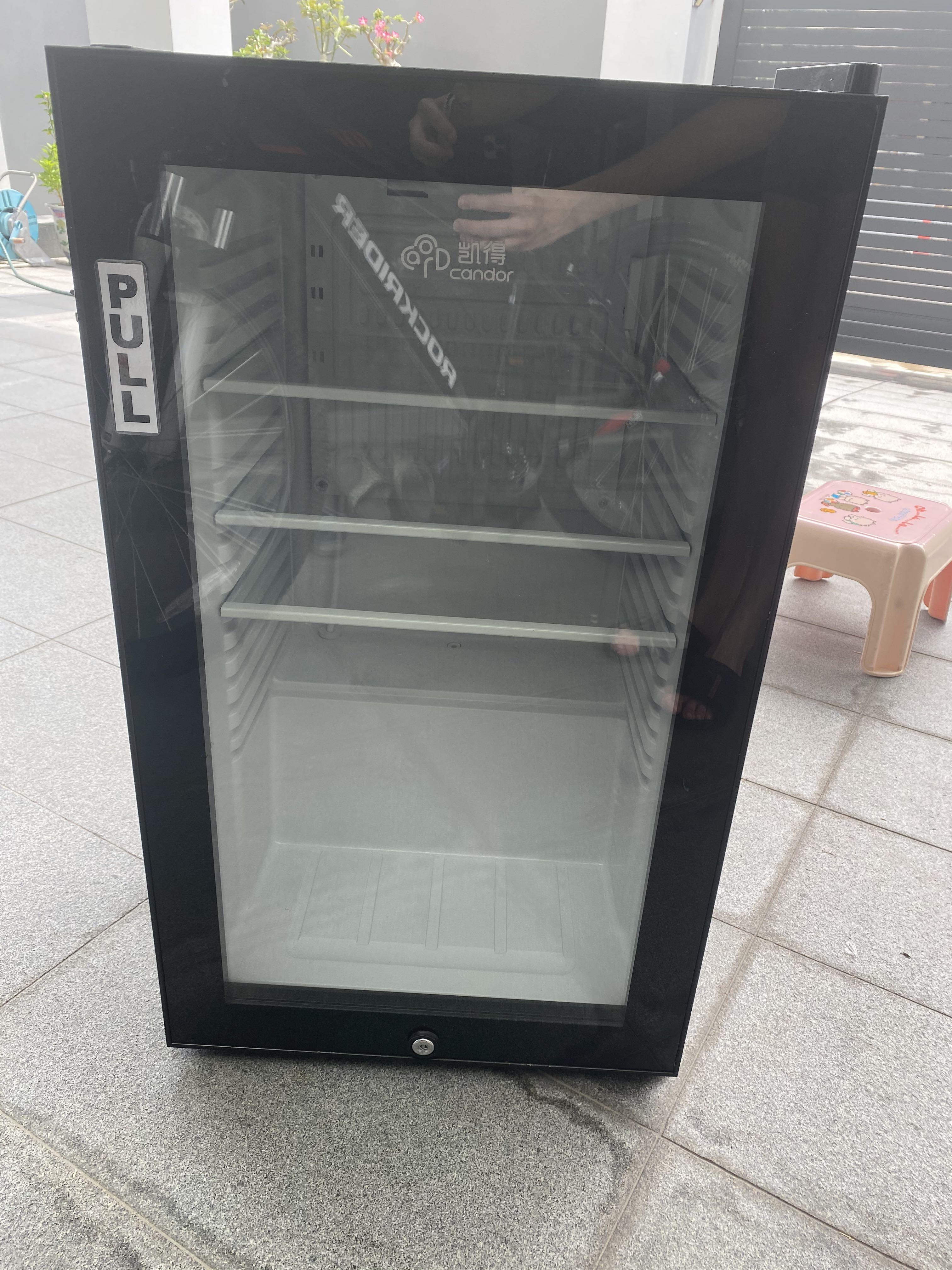Multiple shelving beverage fridge, see through, TV & Home Appliances ...