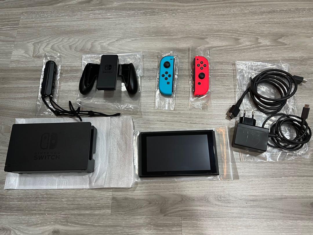 Nintendo Switch GEN 1 Full Set With Box, Video Gaming, Video Game ...
