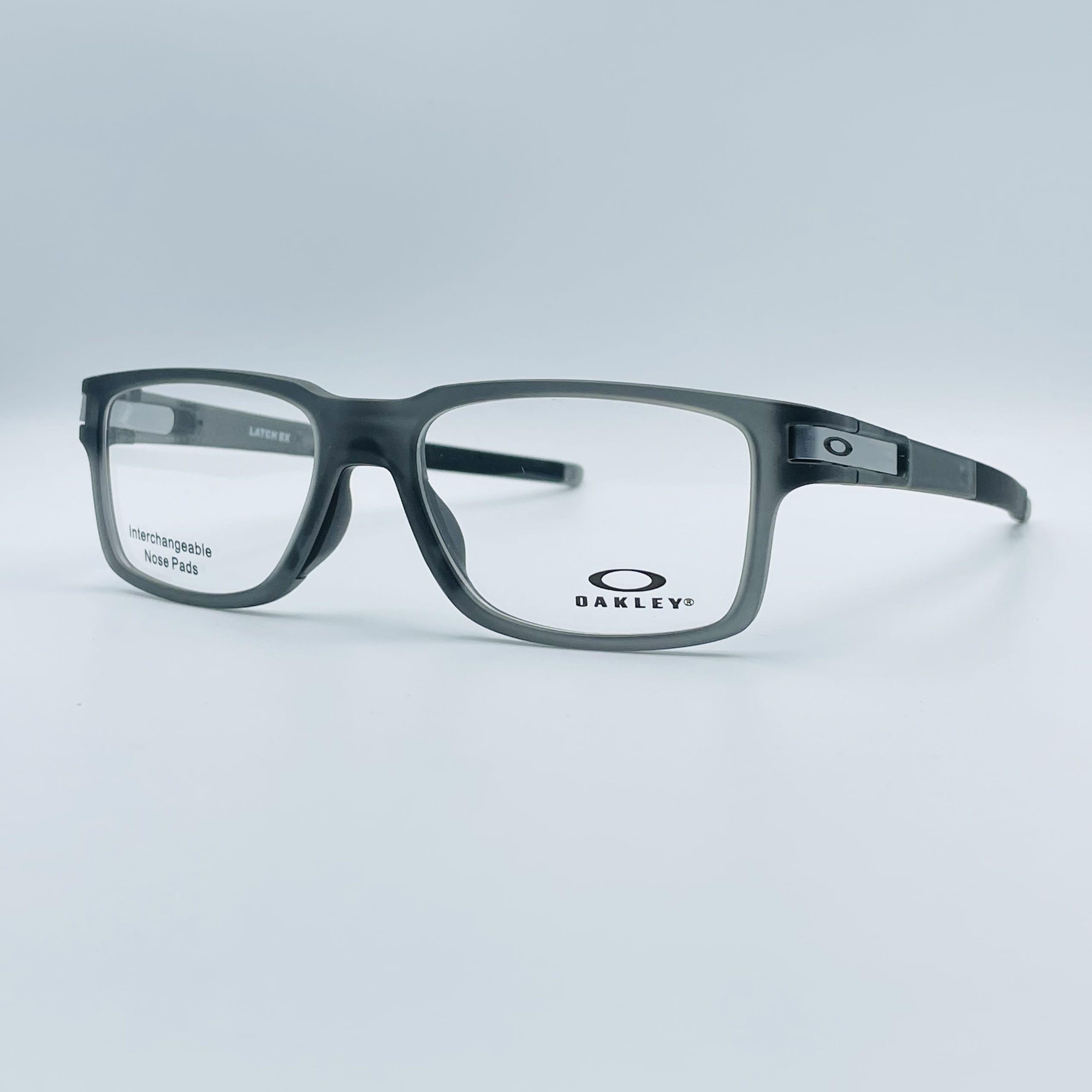 Oakley Latch EX Satin Grey Smoke 54, Men's Fashion, Watches ...