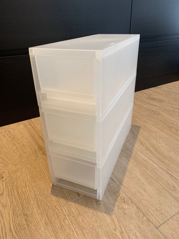 Original Muji Stackable PP Storage Unit, Furniture & Home Living, Home ...