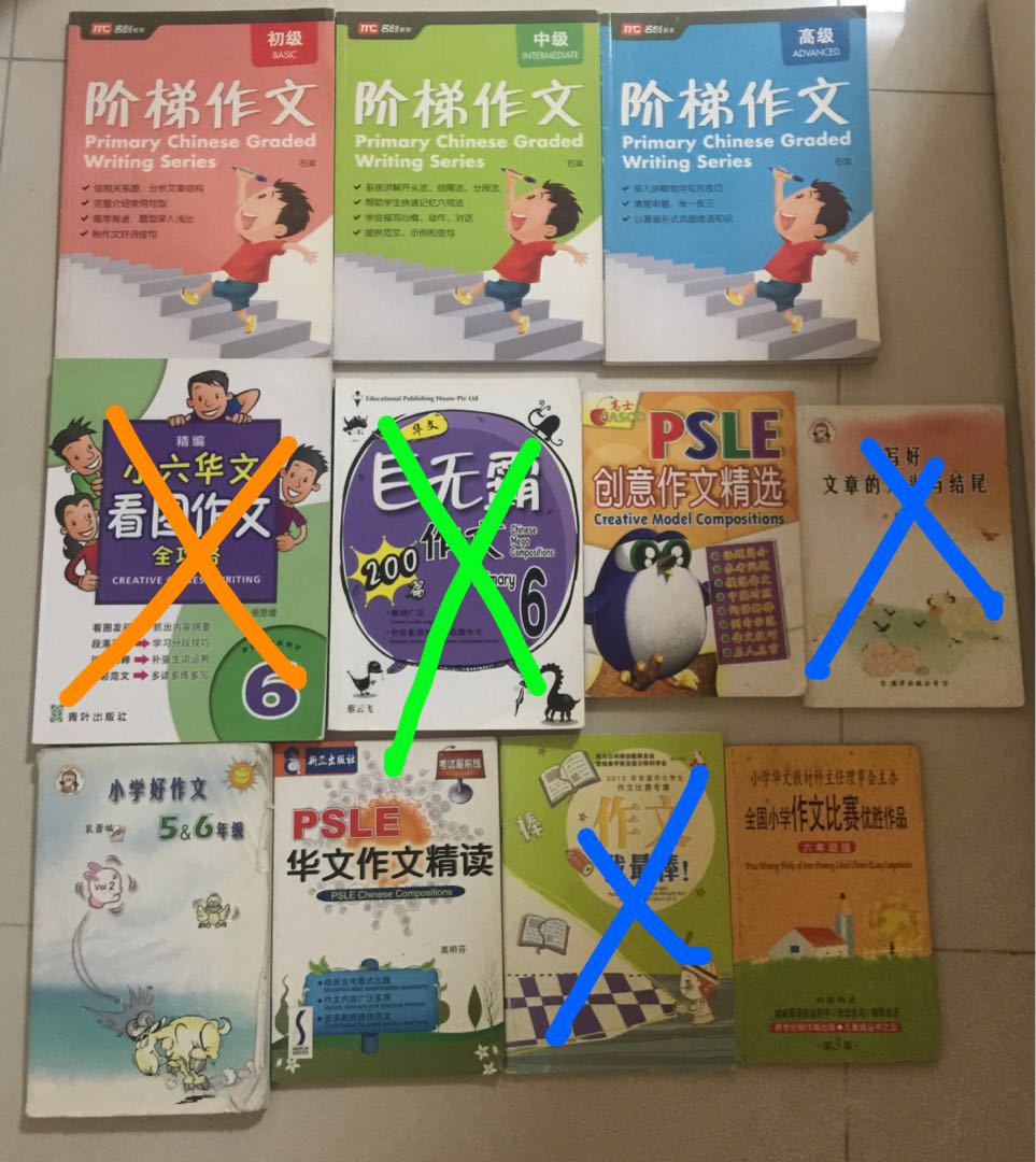 P6 Chinese compo writing/ compo presentations, Hobbies & Toys, Books ...