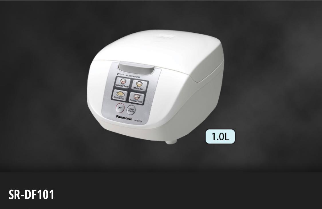 Panasonic 1L SR-DF101 Rice Cooker, TV & Home Appliances, Kitchen ...