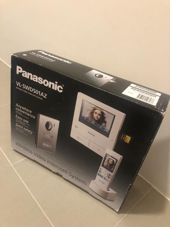 Panasonic Wireless Video Doorbell/Intercom System (VL-SWD501AZ ...