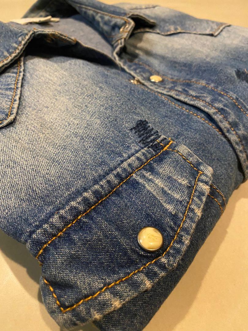 SEED Denim Jacket, Men's Fashion, Tops & Sets, Formal Shirts on Carousell