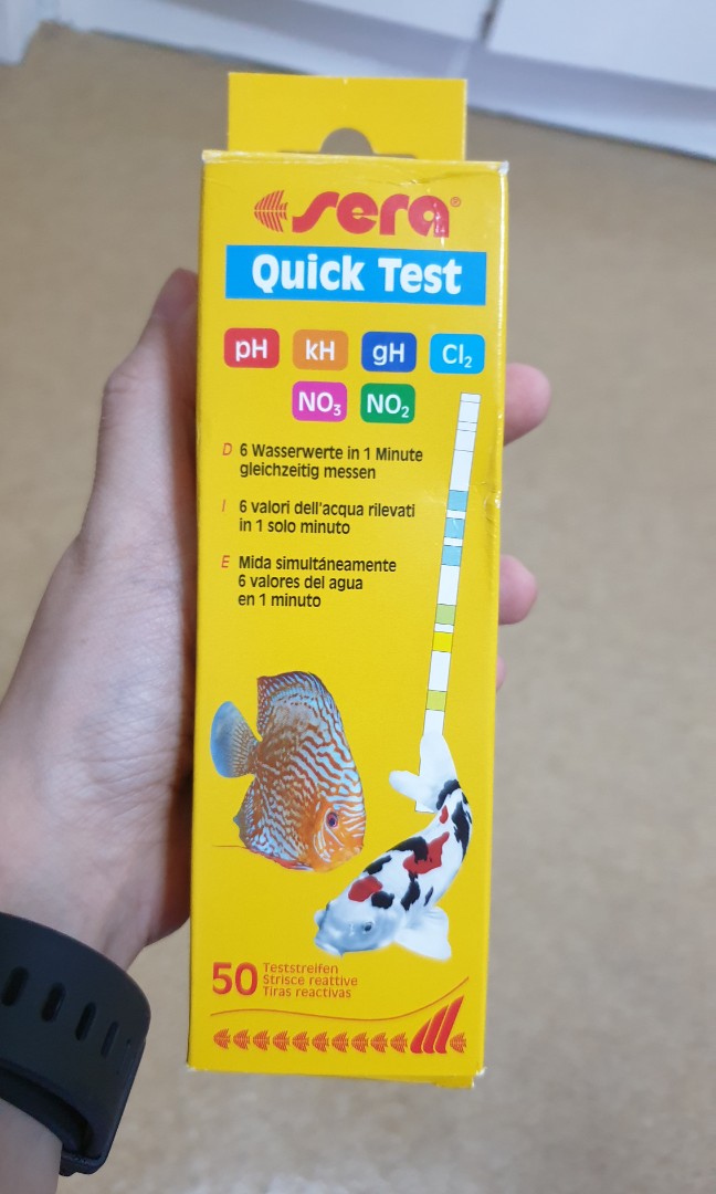 Sera Quick Test 6 in 1, Pet Supplies, Homes & Other Pet Accessories on ...