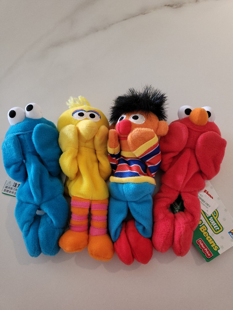Sesame Street Magnet Beanies, Hobbies & Toys, Toys & Games on Carousell