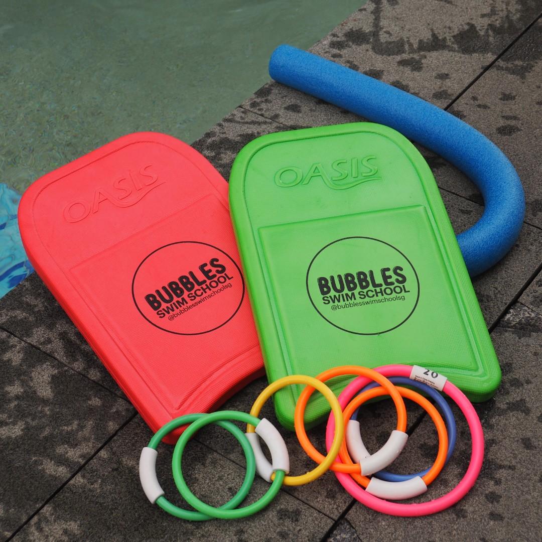 SG Bubbles Swim School Swim Board Floating Plate Lightweight Kids ...