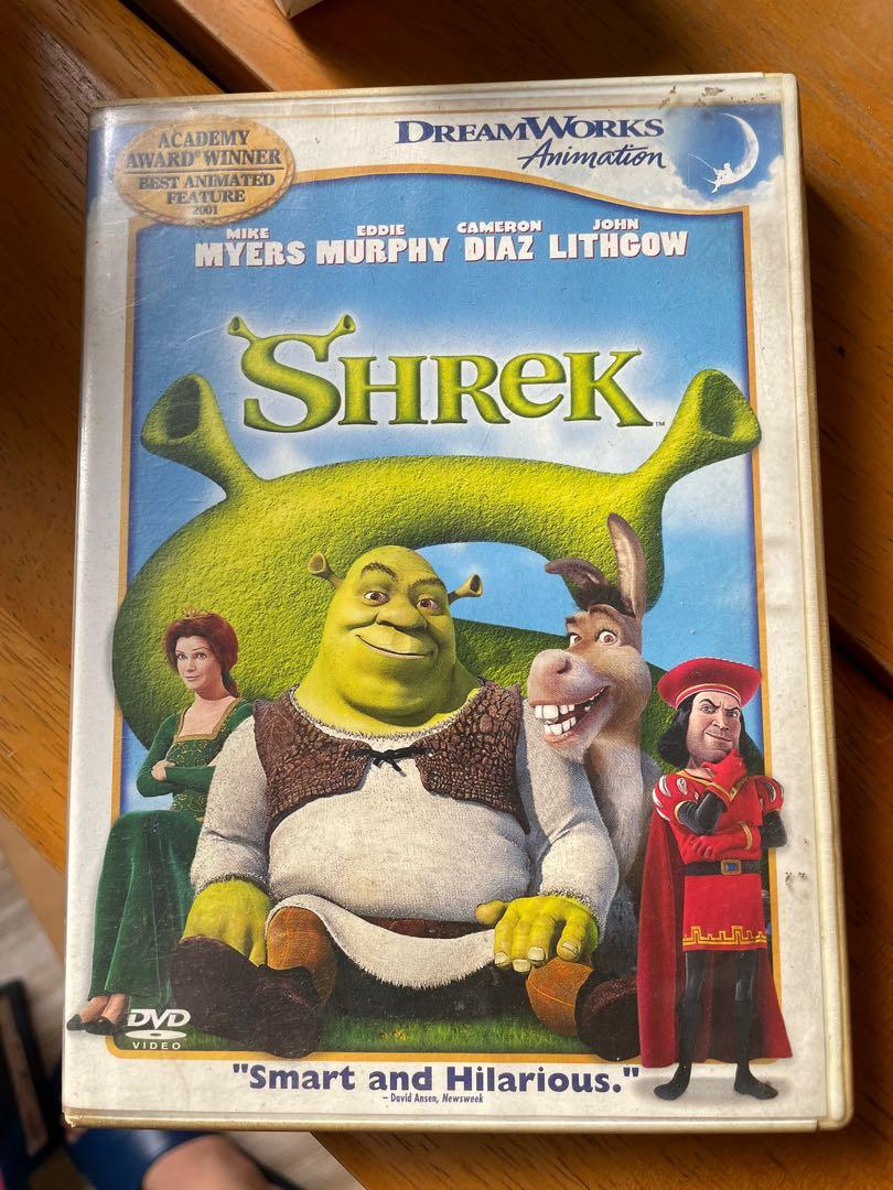 Shrek DVD, Hobbies & Toys, Music & Media, CDs & DVDs on Carousell