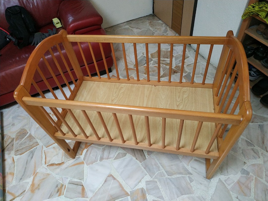 Simple Mini Baby Cot, Babies & Kids, Baby Nursery & Kids Furniture ...