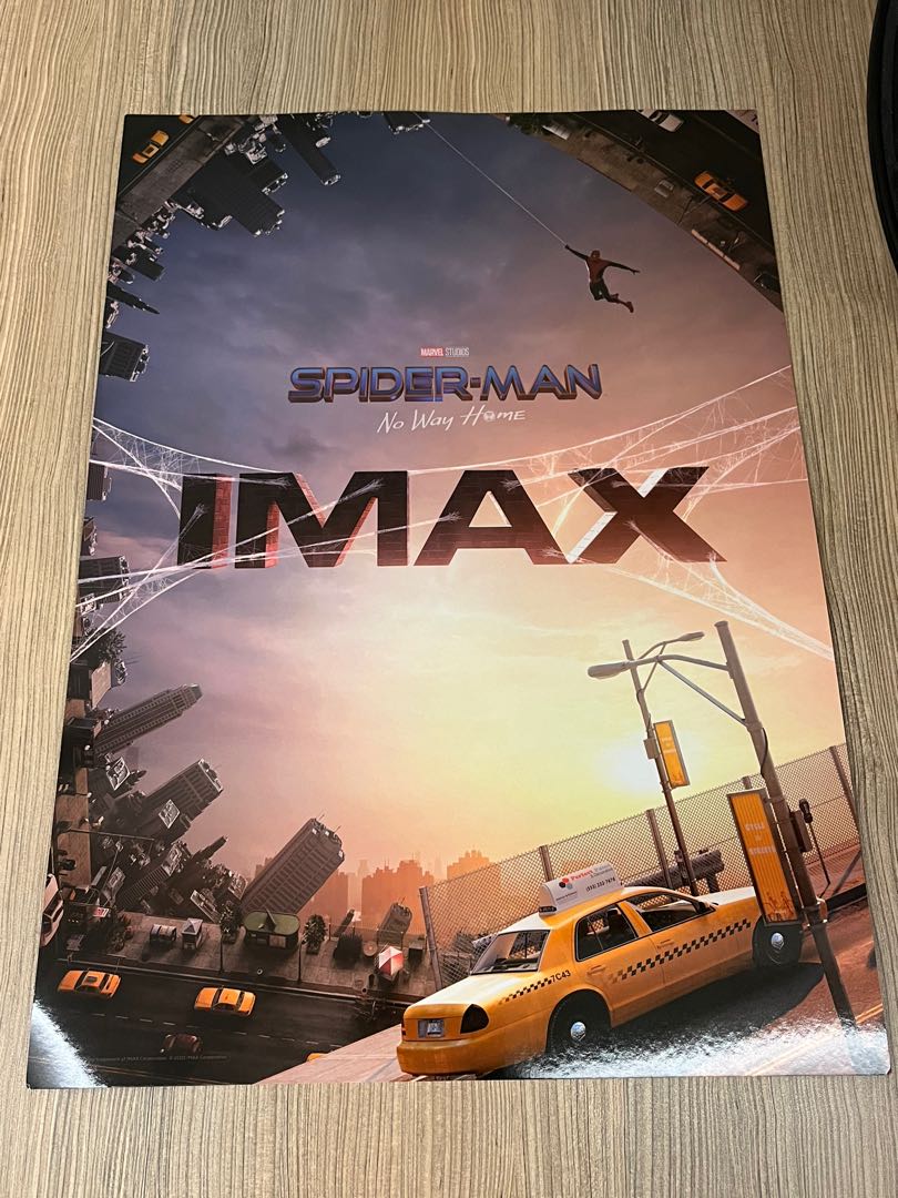 Spider-Man No Way Home IMAX Poster, Hobbies & Toys, Toys & Games on ...