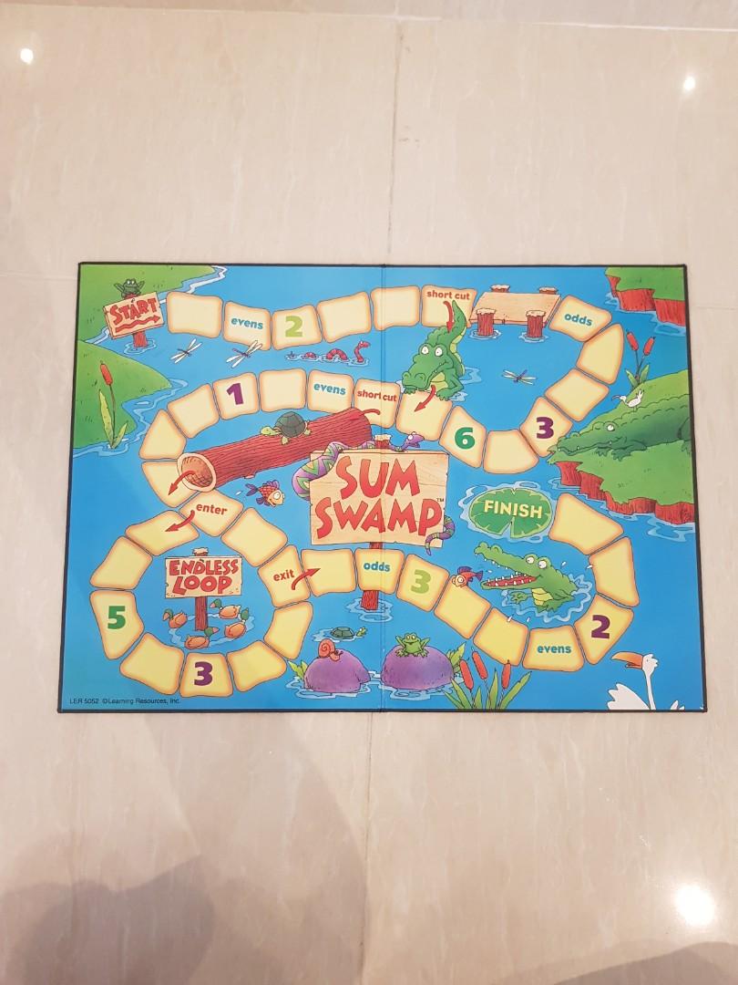 Sum Swamp- Addition & Subtraction board game, Hobbies & Toys, Toys ...