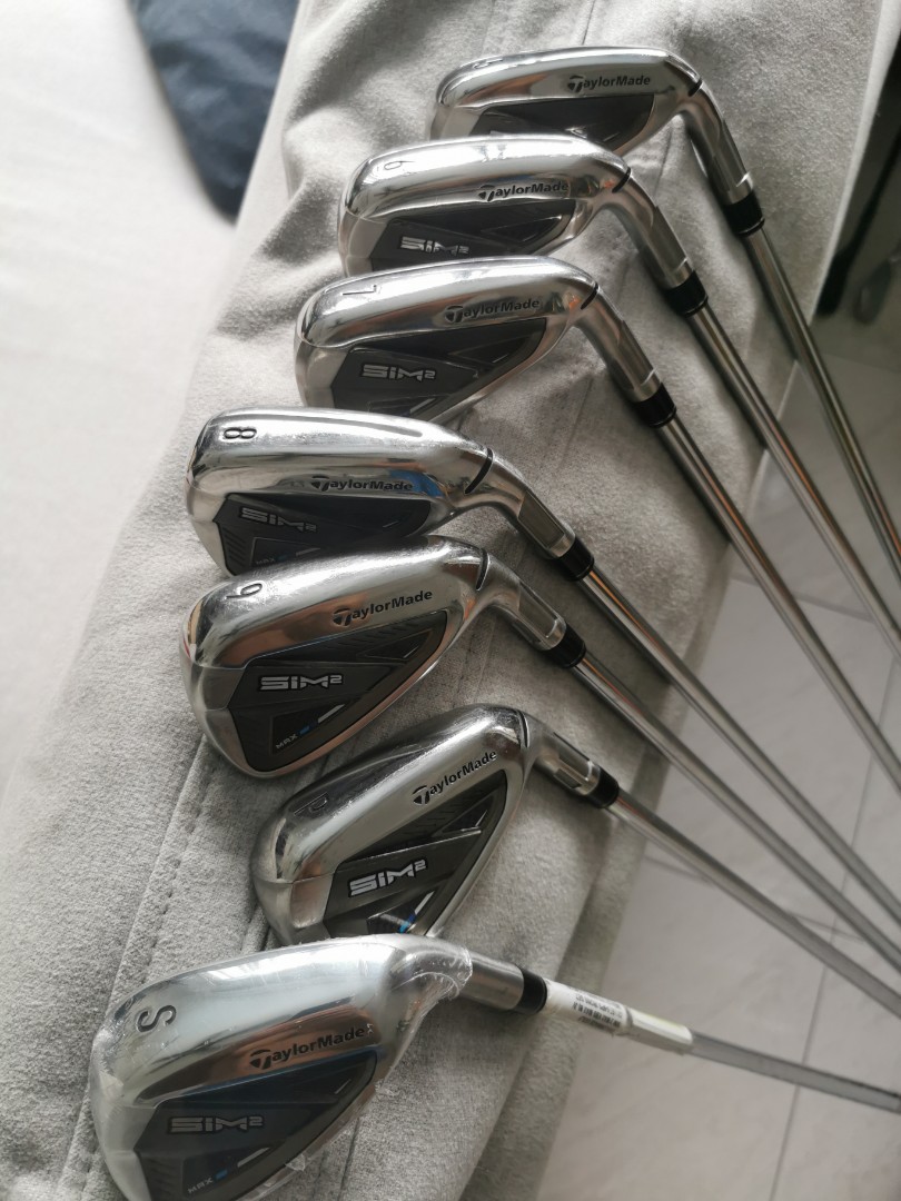 Taylormade SIM 2 Max Irons, Sports Equipment, Sports & Games, Golf on ...