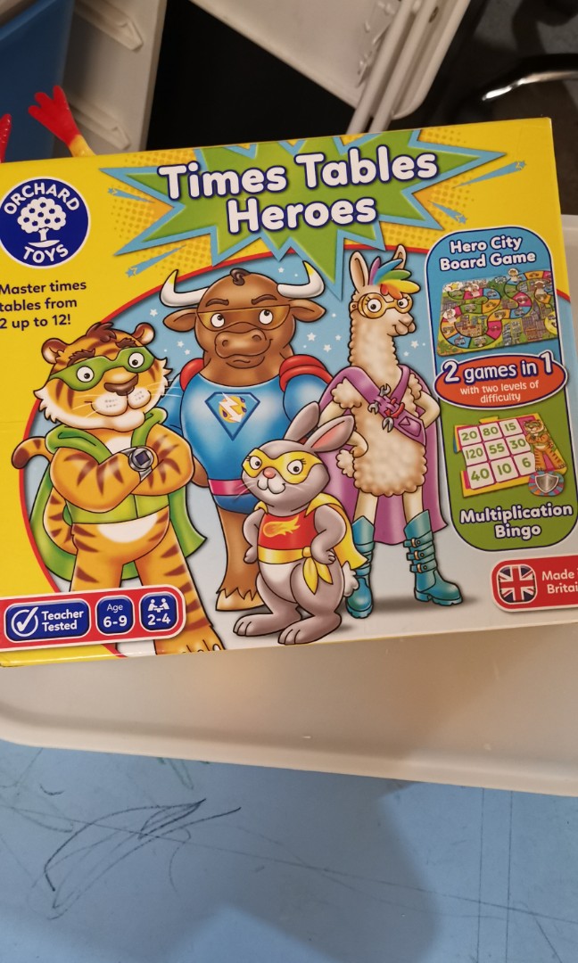 Times Table Heroes by Orchard Toys, Hobbies & Toys, Toys & Games on ...