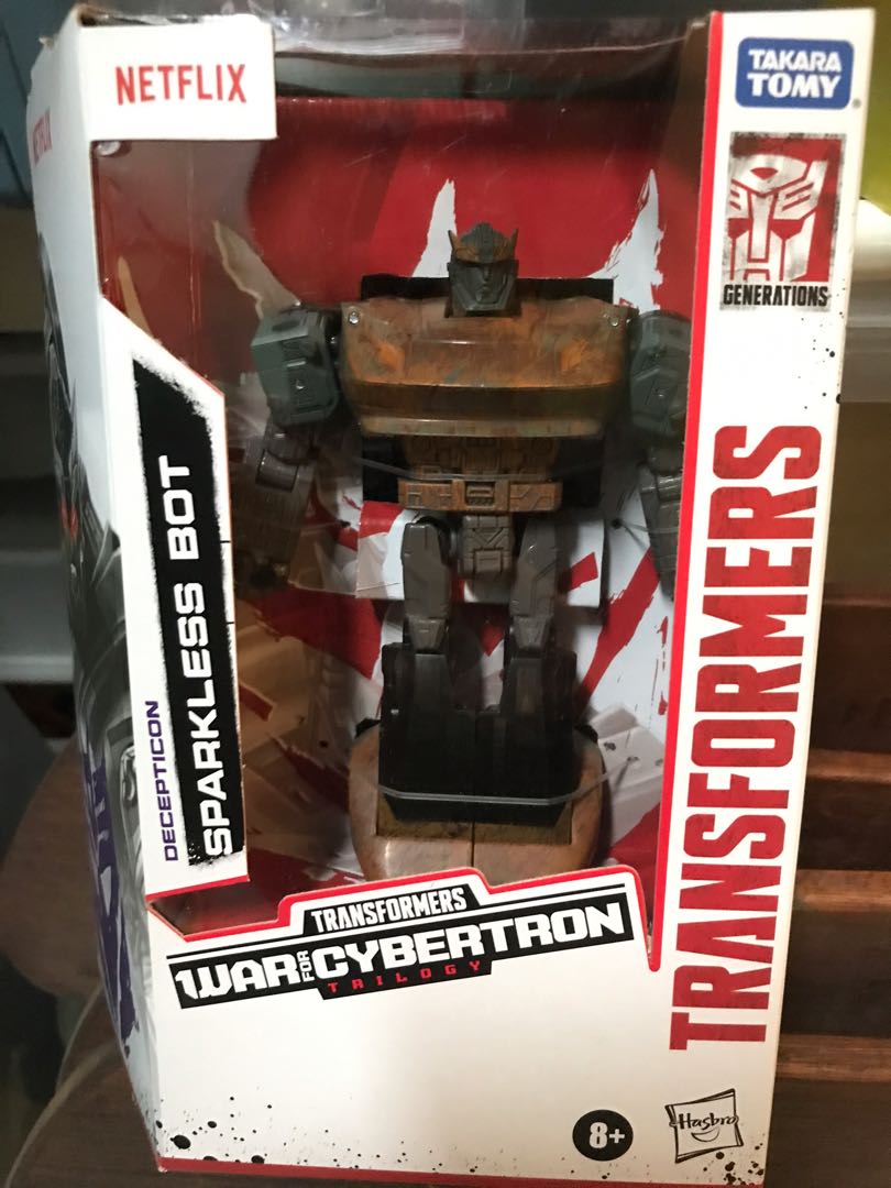 TRANSFORMERS NETFLIX SPARKLESS BOT NEW, Hobbies & Toys, Collectibles ...