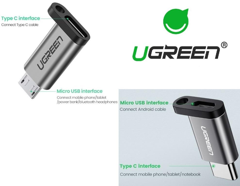 UGREEN USB-C Micro USB Adapters + FREEBIES, Mobile Phones & Gadgets ...