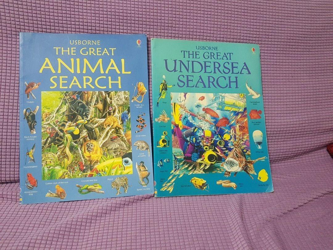 Usborne the great animal search.., Hobbies & Toys, Books & Magazines ...